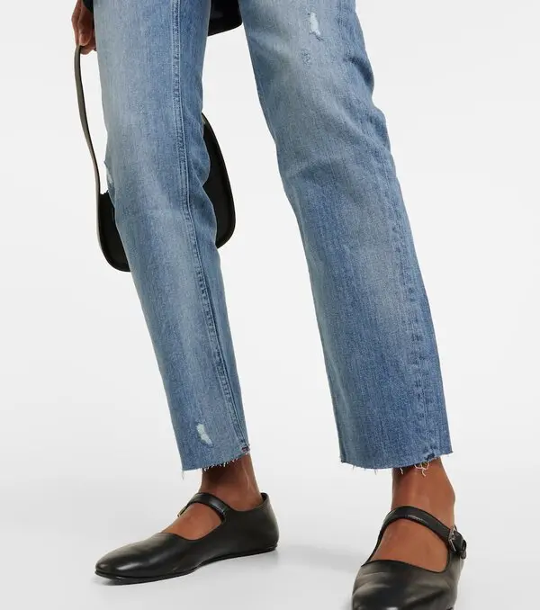 Ag Girlfriend Straight Jeans
