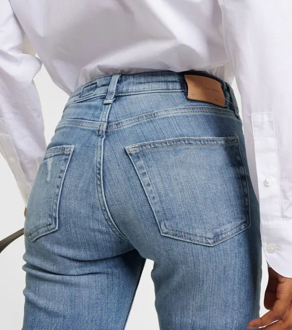 Ag Girlfriend Straight Jeans