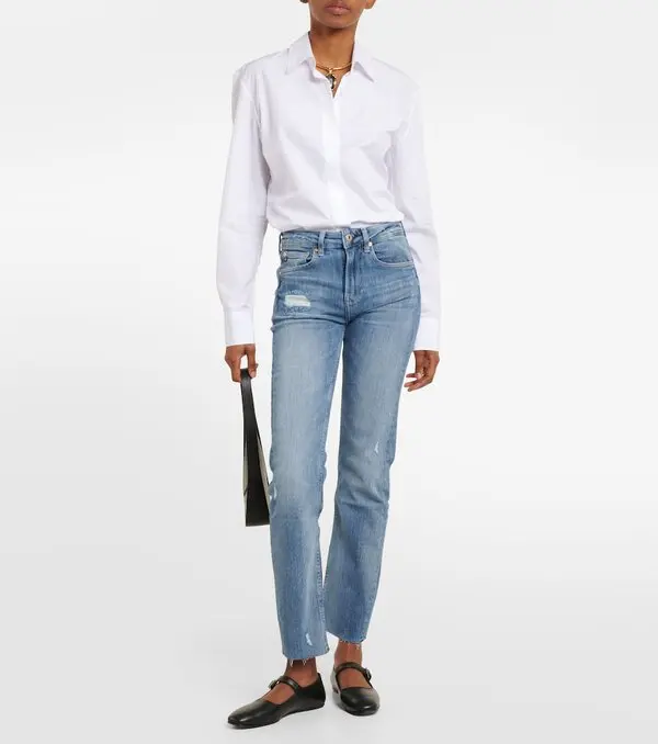 Ag Girlfriend Straight Jeans