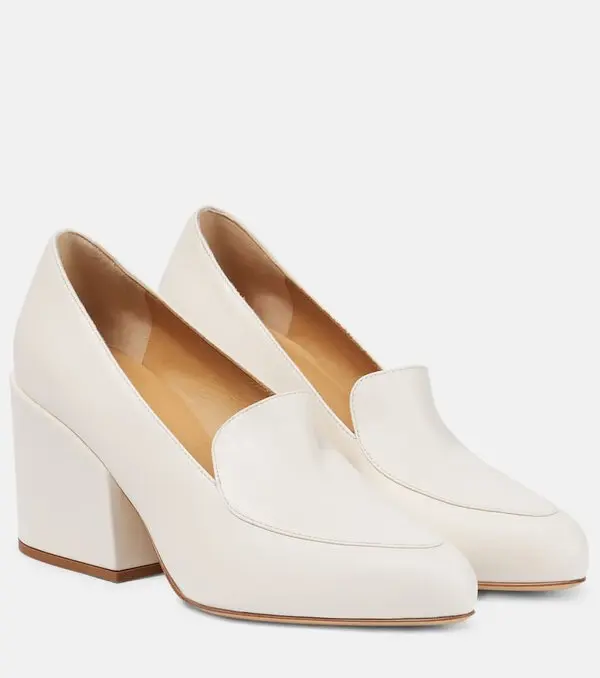 Gabriela Hearst Adrian Leather Loafer Pumps