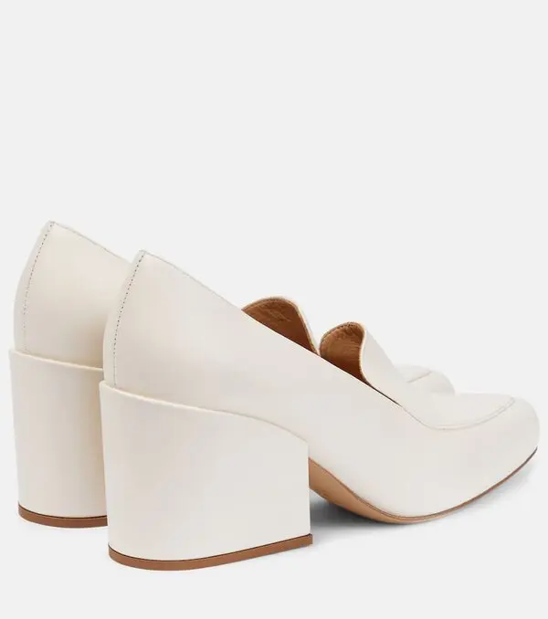 Gabriela Hearst Adrian Leather Loafer Pumps