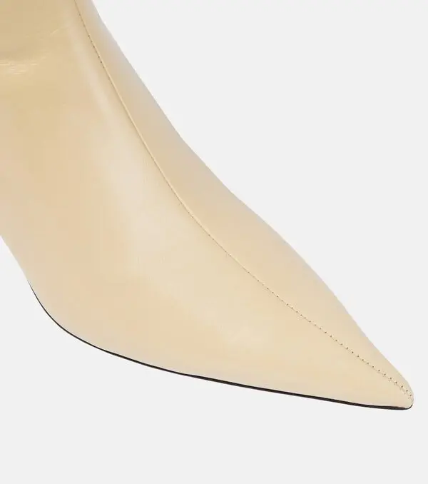 Proenza Schouler Spike Leather Ankle Boots