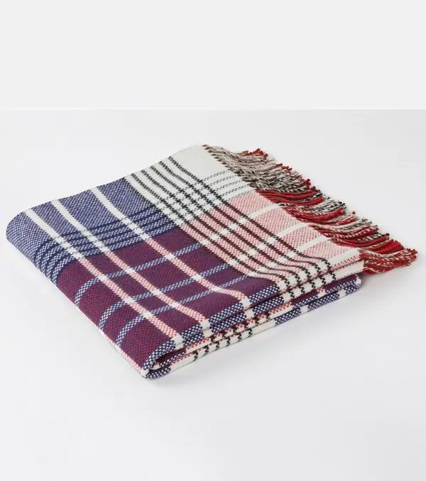 Burberry Check Wool And Cashmere Throw