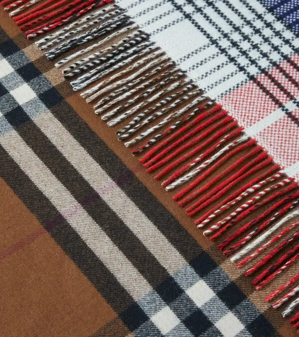 Burberry Check Wool And Cashmere Throw