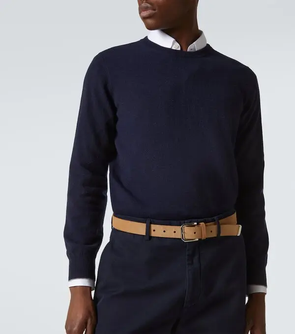 Brunello Cucinelli Cashmere Crewneck Sweater - Blue