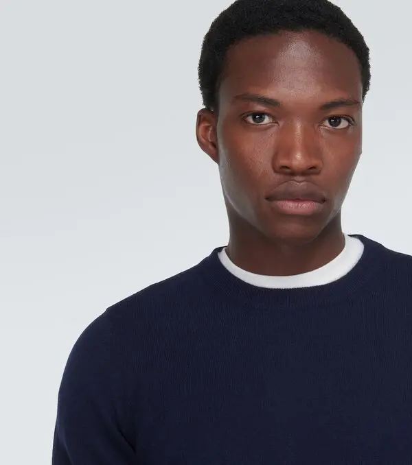 Brunello Cucinelli Cashmere Crewneck Sweater - Blue