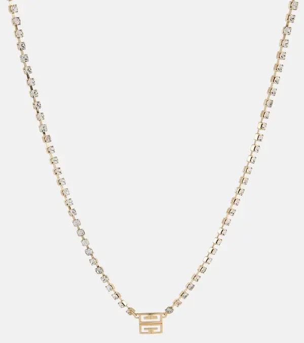Givenchy 4g Swarovski® Crystal-embellished Necklace - Gold