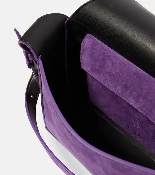 Attico 7/7 Suede Shoulder Bag