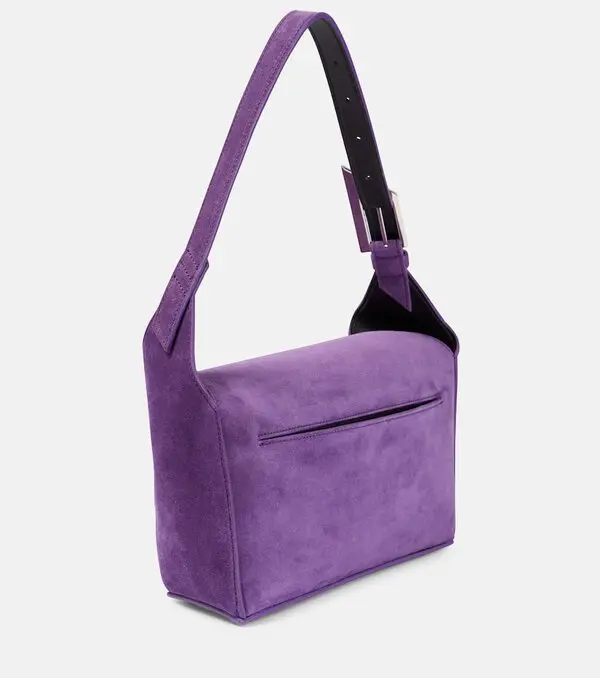 Attico 7/7 Suede Shoulder Bag