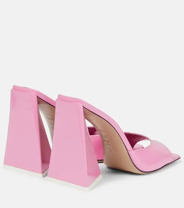 Attico Devon Patent Leather Mules
