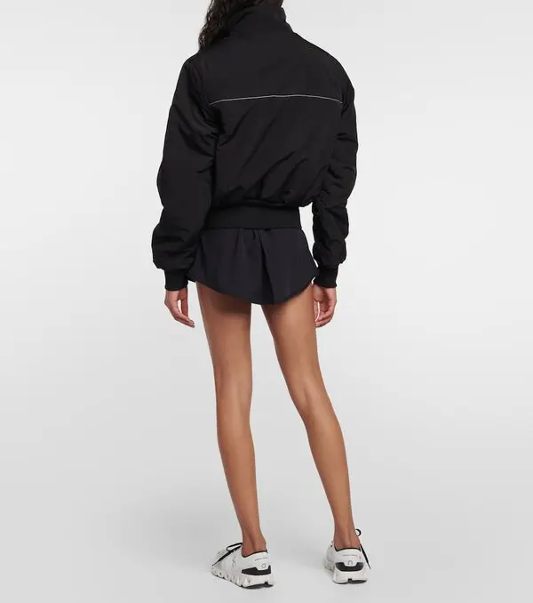 alo yogaクロップドジャケット Alo Yoga〉Scholar Knit クロップド フルジップ ジャケット (ALO Yoga
