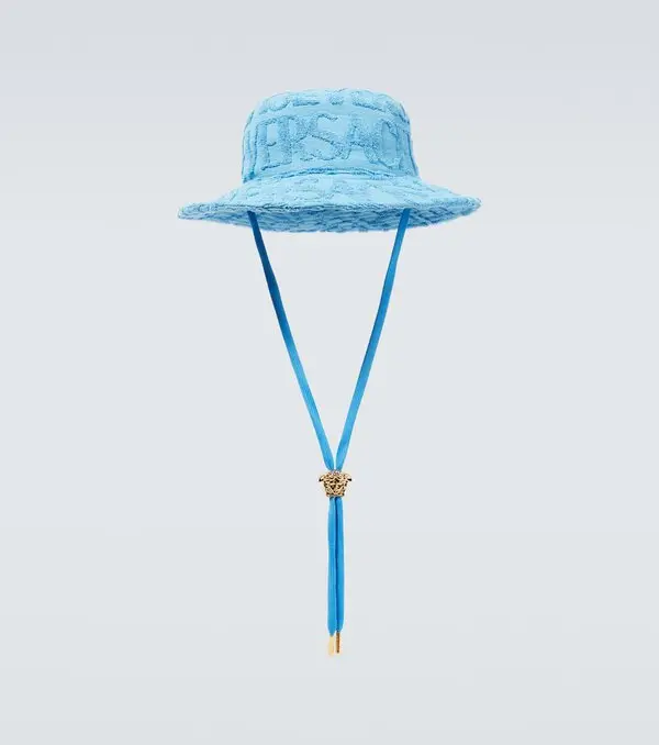 Versace Medusa Cotton Terry Bucket Hat