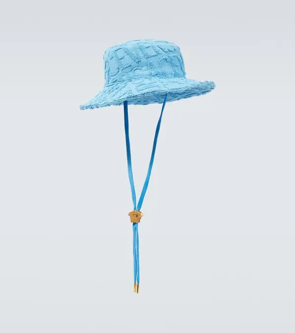 Versace Medusa Cotton Terry Bucket Hat