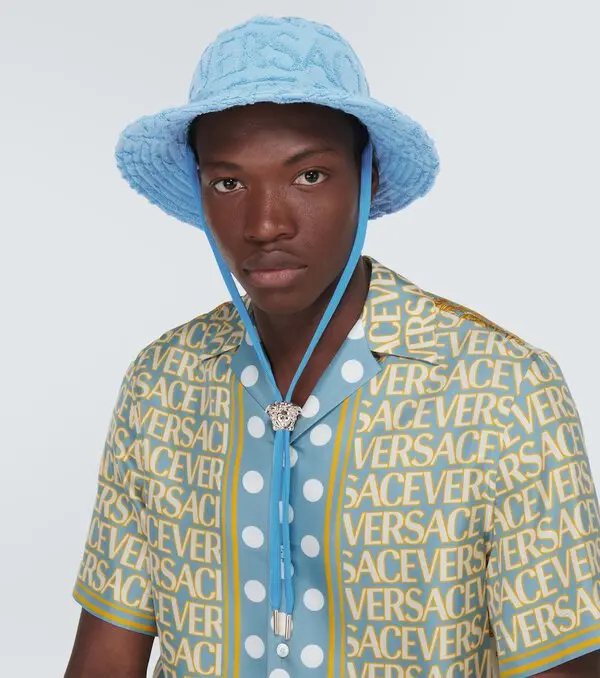Versace Medusa Cotton Terry Bucket Hat