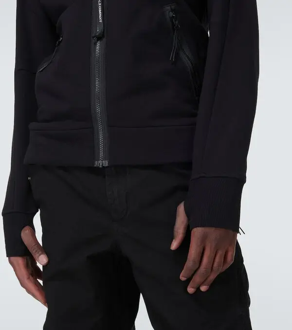 C.P. COMPANY Cotton Fleece Goggle Hoodie