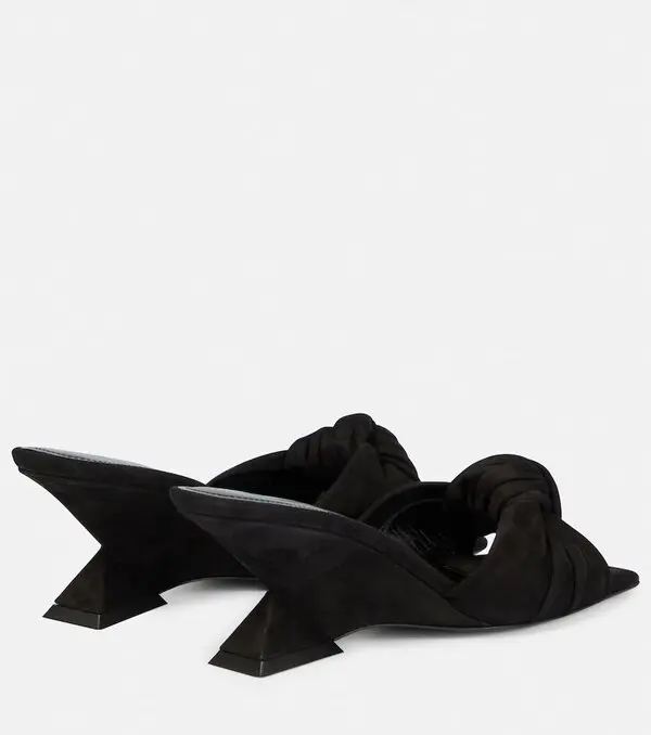 Attico Duse Suede Leather Sandals
