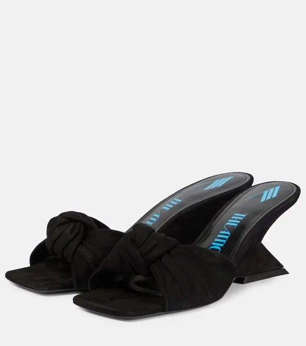 Attico Duse Suede Leather Sandals