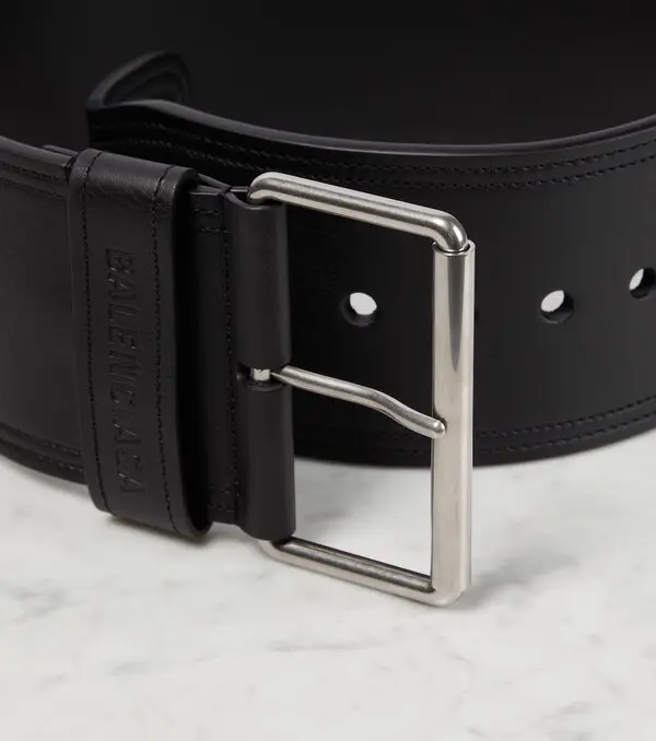 Balenciaga Force Leather Belt