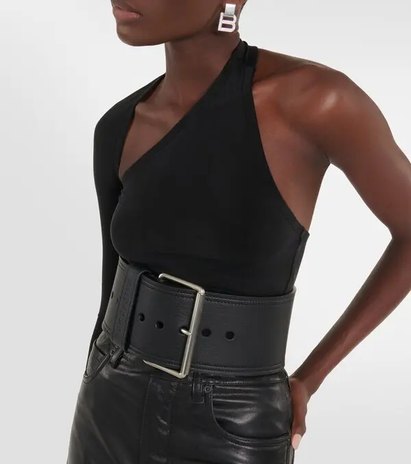 Balenciaga Force Leather Belt