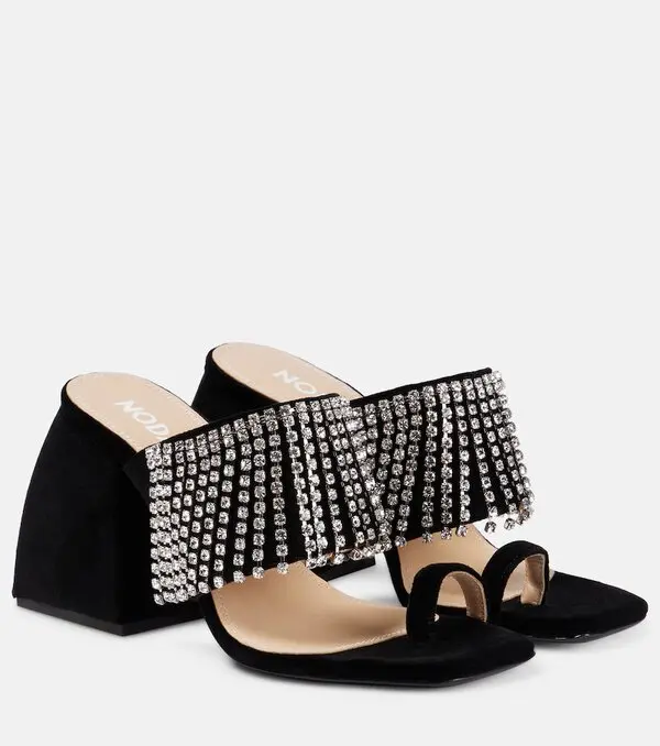 NODALETO Bulla Preston High Heel Sandals - Black