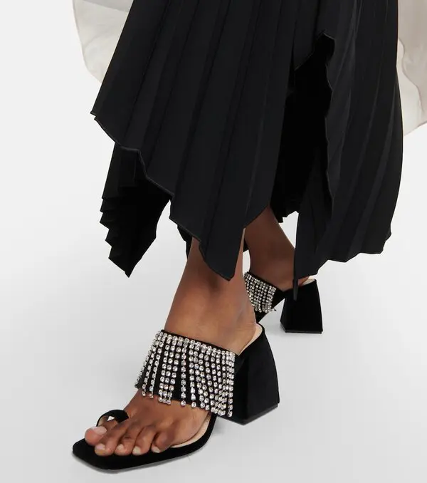 NODALETO Bulla Preston High Heel Sandals - Black