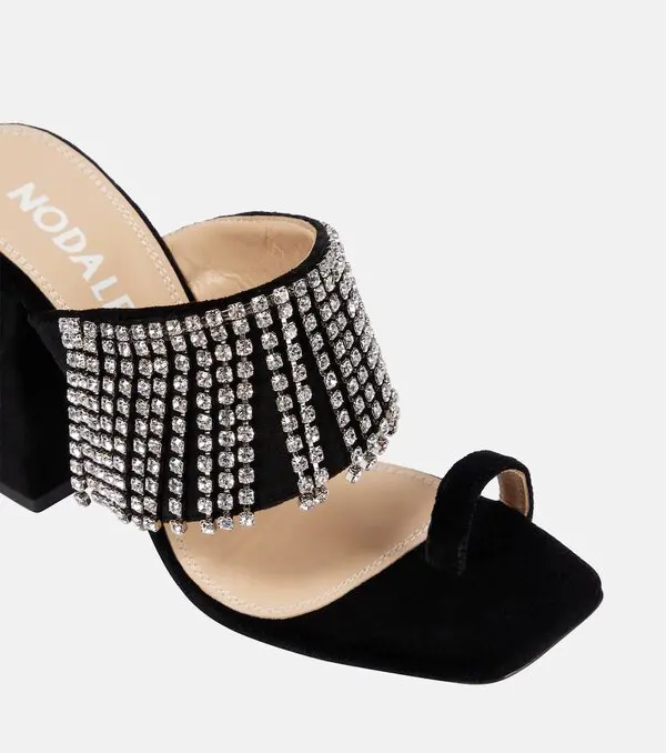 NODALETO Bulla Preston High Heel Sandals - Black