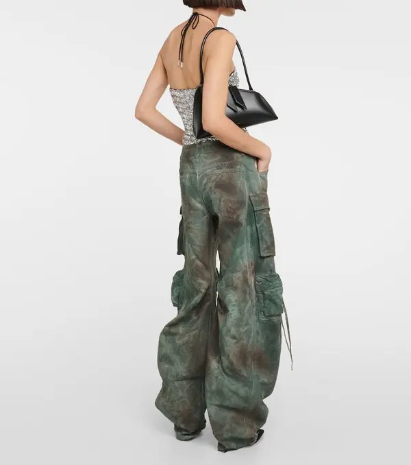 Attico Fern Oversized Cargo Pants