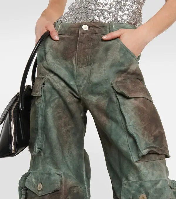 Attico Fern Oversized Cargo Pants