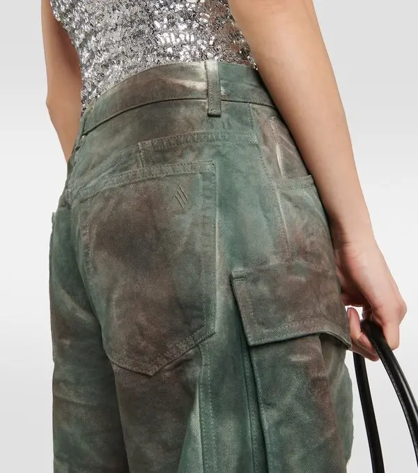 Attico Fern Oversized Cargo Pants