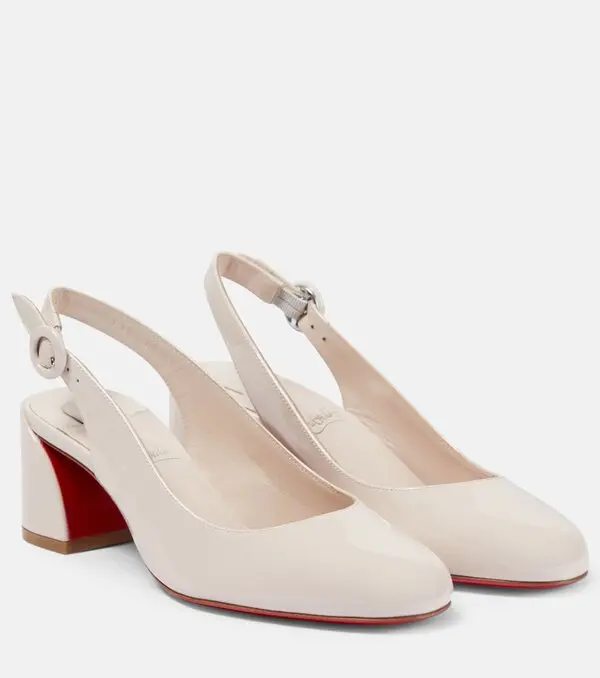 CHRISTIAN LOUBOUTIN So Jane Slingback Pumps - White