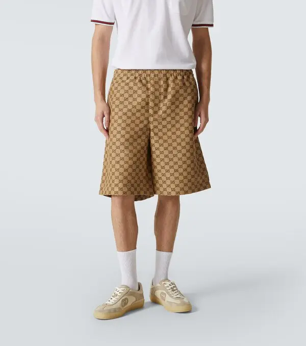 Gucci Gg Canvas Shorts - Beige