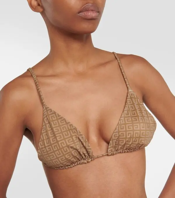 Givenchy 4g Bikini Top In Brown - 40% Off | Editorialist