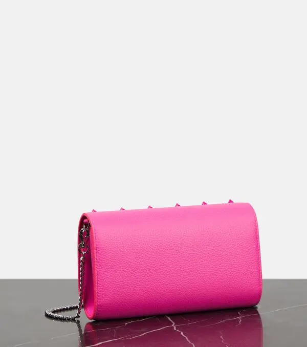 CHRISTIAN LOUBOUTIN Paloma Embellished Leather Wallet