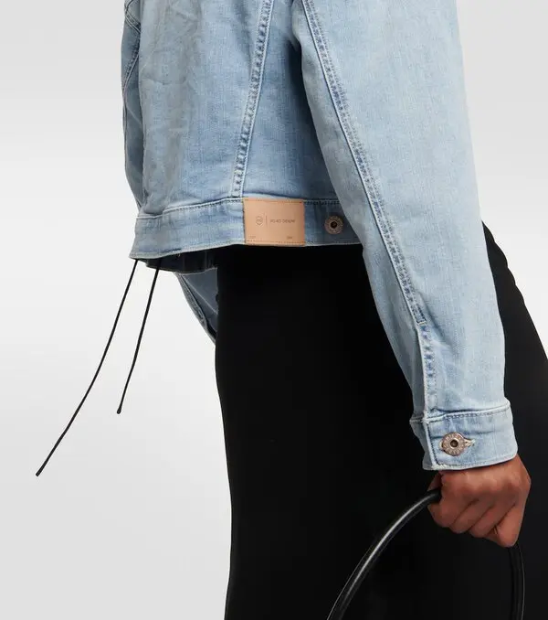 Ag Maya Cropped Denim Jacket