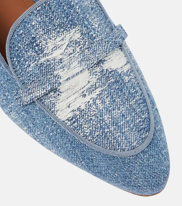 MALONE SOULIERS Bruni Denim Loafers