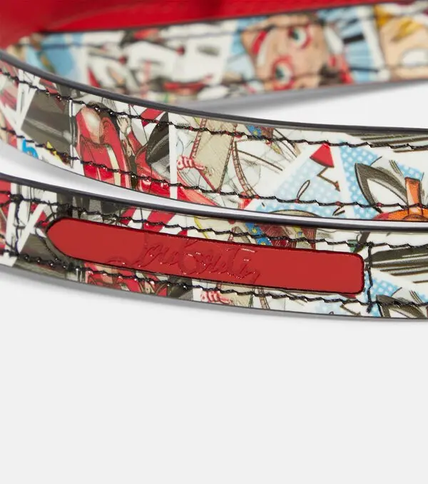 CHRISTIAN LOUBOUTIN Loubileash Printed Leather Dog Leash