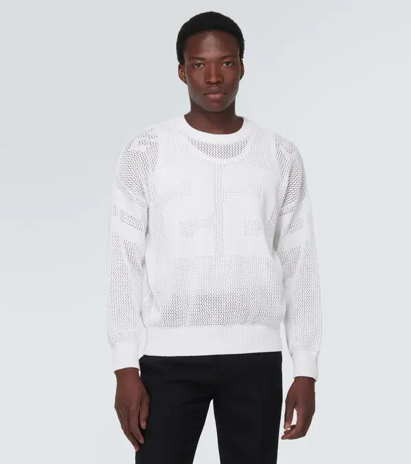 Amiri Cotton Sweater - White