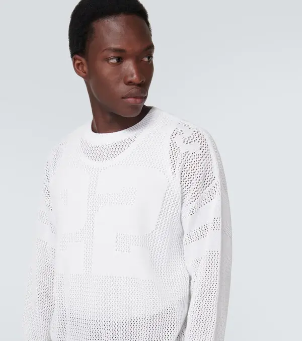 Amiri Cotton Sweater - White