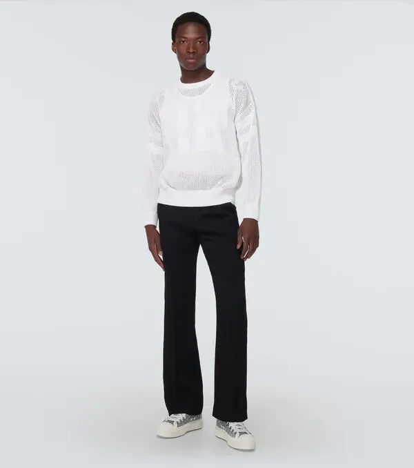 Amiri Cotton Sweater - White