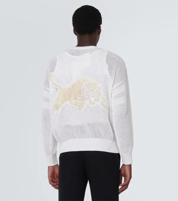 Amiri Cotton Sweater - White