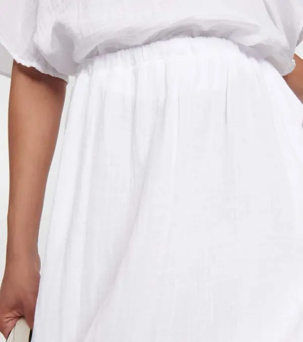 Velvet By Graham & Spencer Mckenna Cotton Midi Skirt