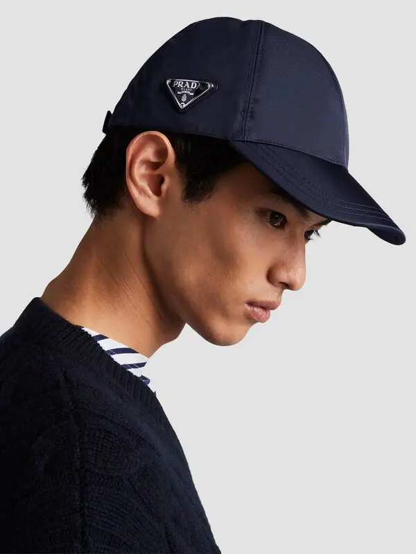 Prada Re-nylon Baseball Cap - Blue