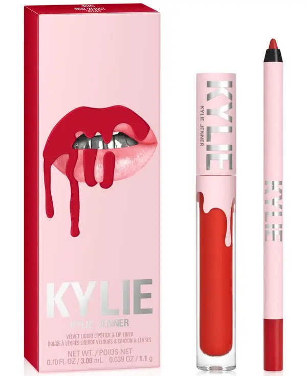 KYLIE COSMETICS 2-pc. Velvet Lip Set - 405 Red Velvet