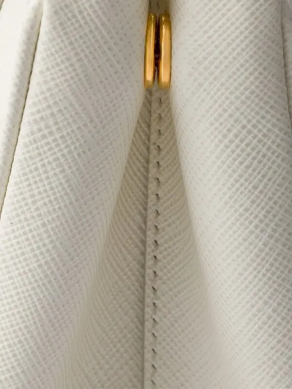 Prada Galleria Saffiano Leather Mini Bag - White