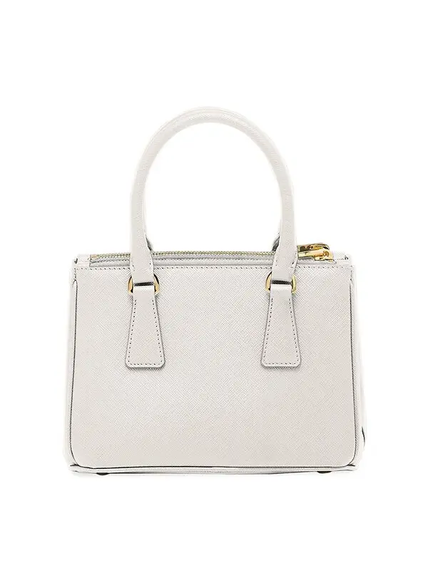 Prada Galleria Saffiano Leather Mini Bag - White