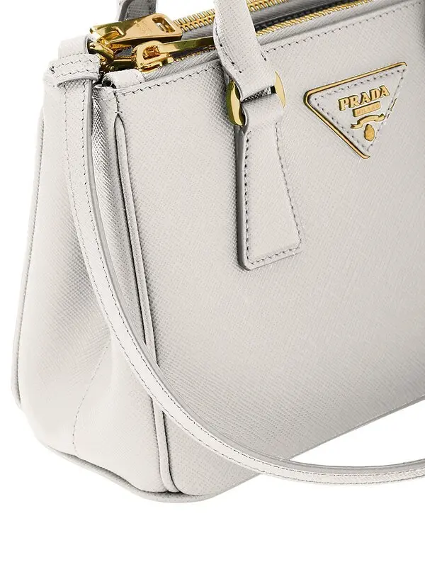 Prada Galleria Saffiano Leather Mini Bag - White