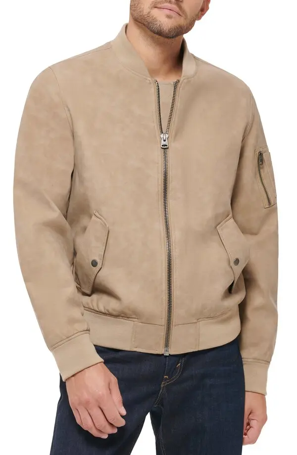 LEVI'S Varsity Faux Leather Bomber Jacket