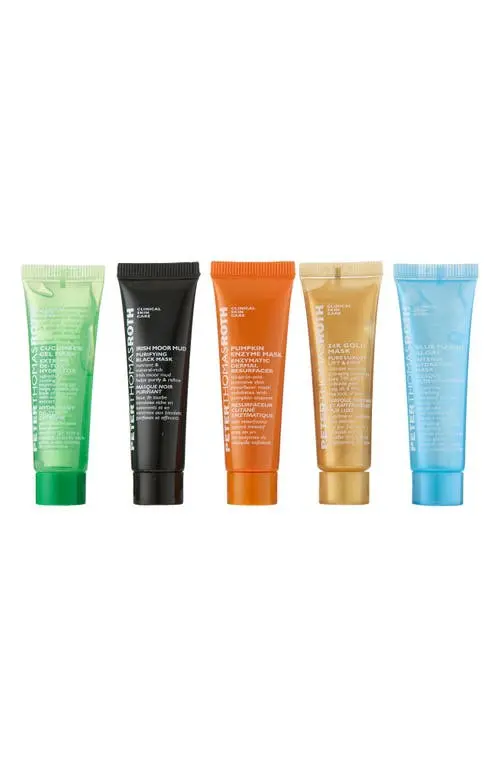 PETER THOMAS ROTH Masking Minis Set Of 5 Masks Usd $35 Value - No Color