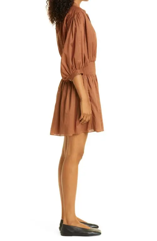 Rebecca Taylor Cotton Voile Shirtdress