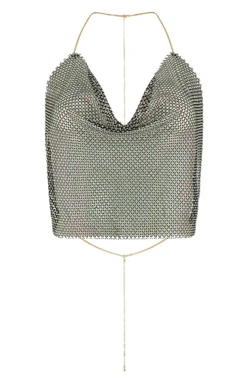 Hunkemoller Crystal Mesh Halter Tank